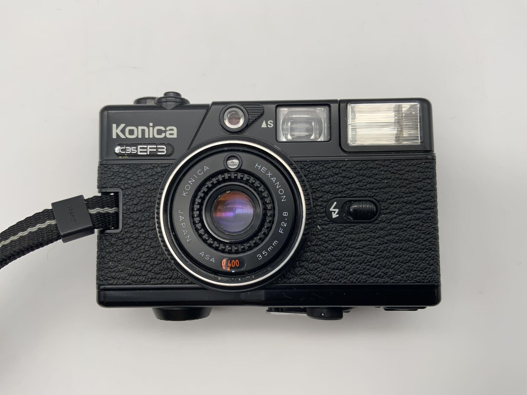 Konica C35 EF3 Rangefinder Camera With Hexanon 35 Mm 1:2.8 35 Mm Compact Camera - Etsy
