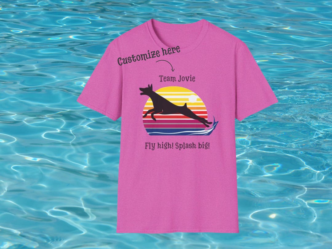 Dock Diving, Doberman Pinscher, Custom, Dog, Sports, Splash, Pool ...