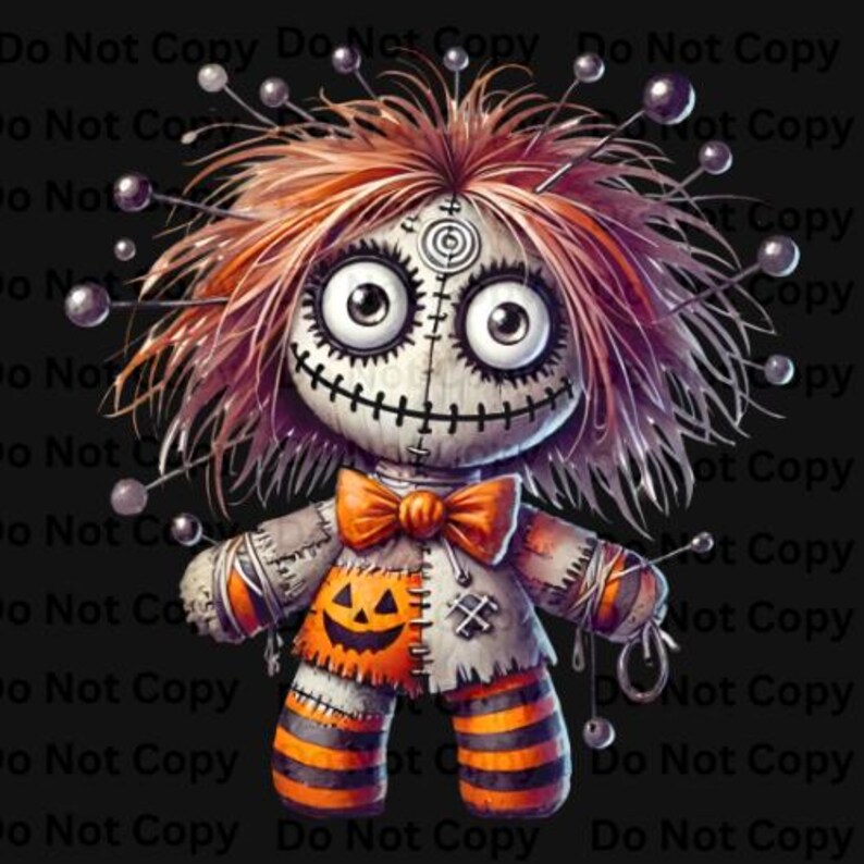 Voodoo Dolls Boy and Girl DTF Transfer Print for T-shirt - Etsy