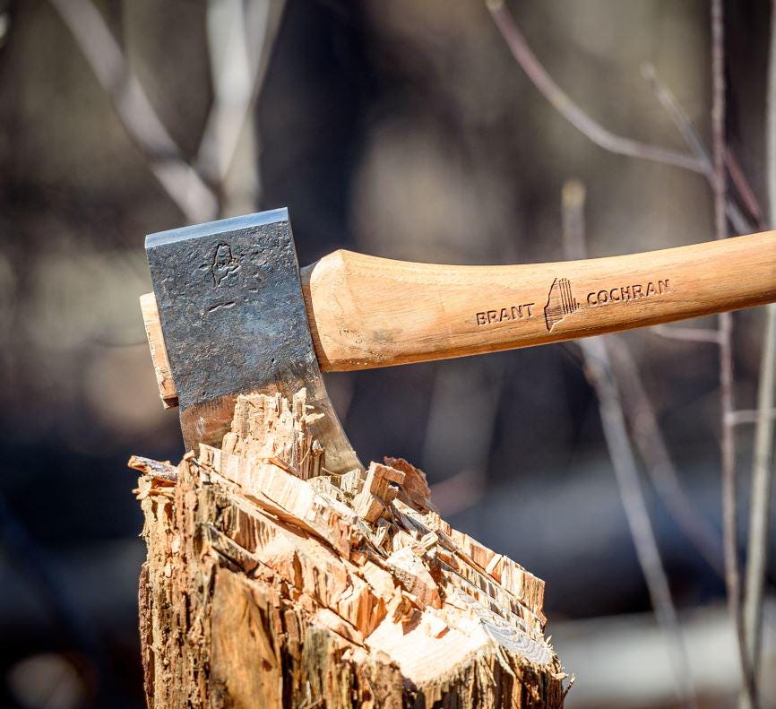ALLAGASH CRUISER | Handmade Axe | American Made Axe | Hand Forged Axe ...