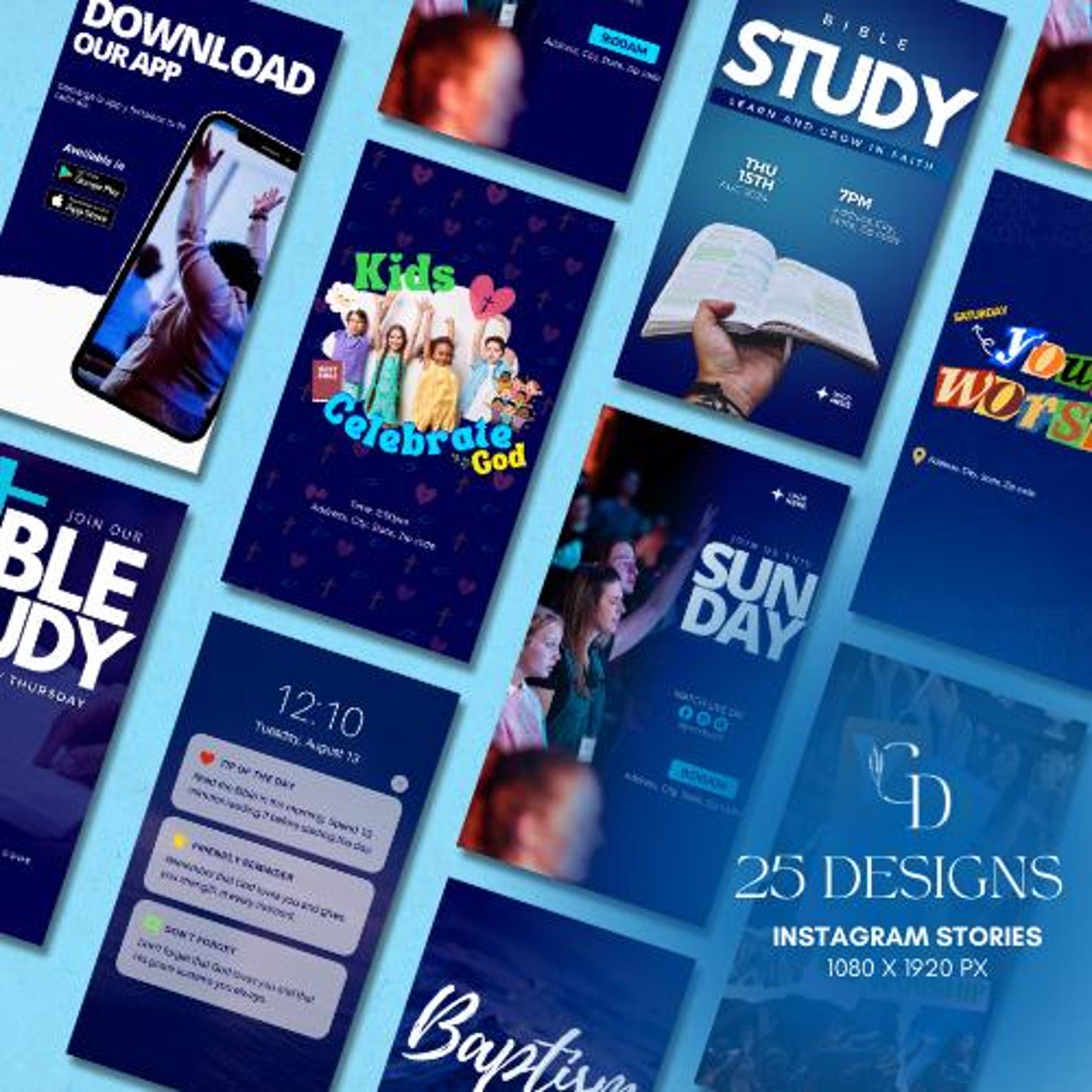 Church Instagram Templates: Faith-based Canva Designs (digital Download ...
