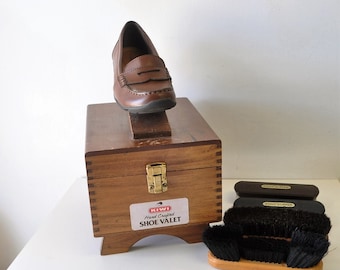 Shoe shine box | Etsy