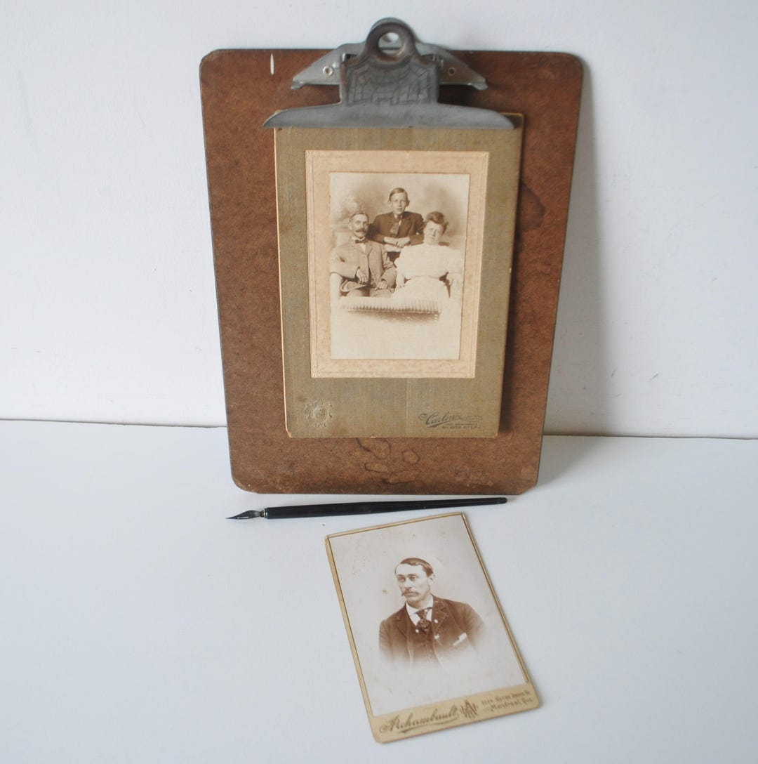 Antique Clip Board 1950s Masonite Distressed Old Great for Photo ...
