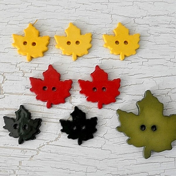 Autumn Buttons - Etsy