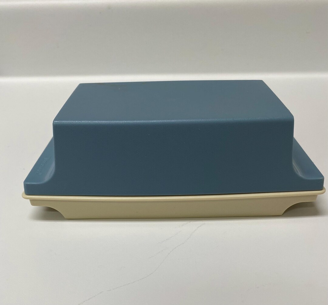 Vintage 1970s/1980s Tupperware Butter Keeper / Tupperware Double Butter ...
