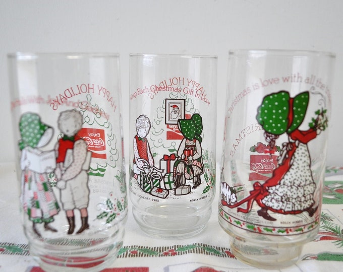1980s Vintage Limited Edition Holly Hobbie Coca Cola Drinking Etsy
