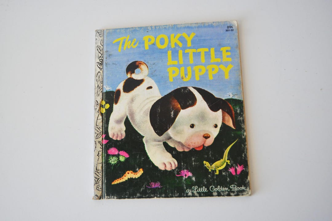 Vintage Little Golden Book the Poky Little Puppy 1980s Printing, Gustaf ...