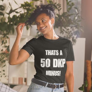 50 DKP Minus - World of Warcraft Meme T-shirt | Unisex Cotton Tee - Etsy