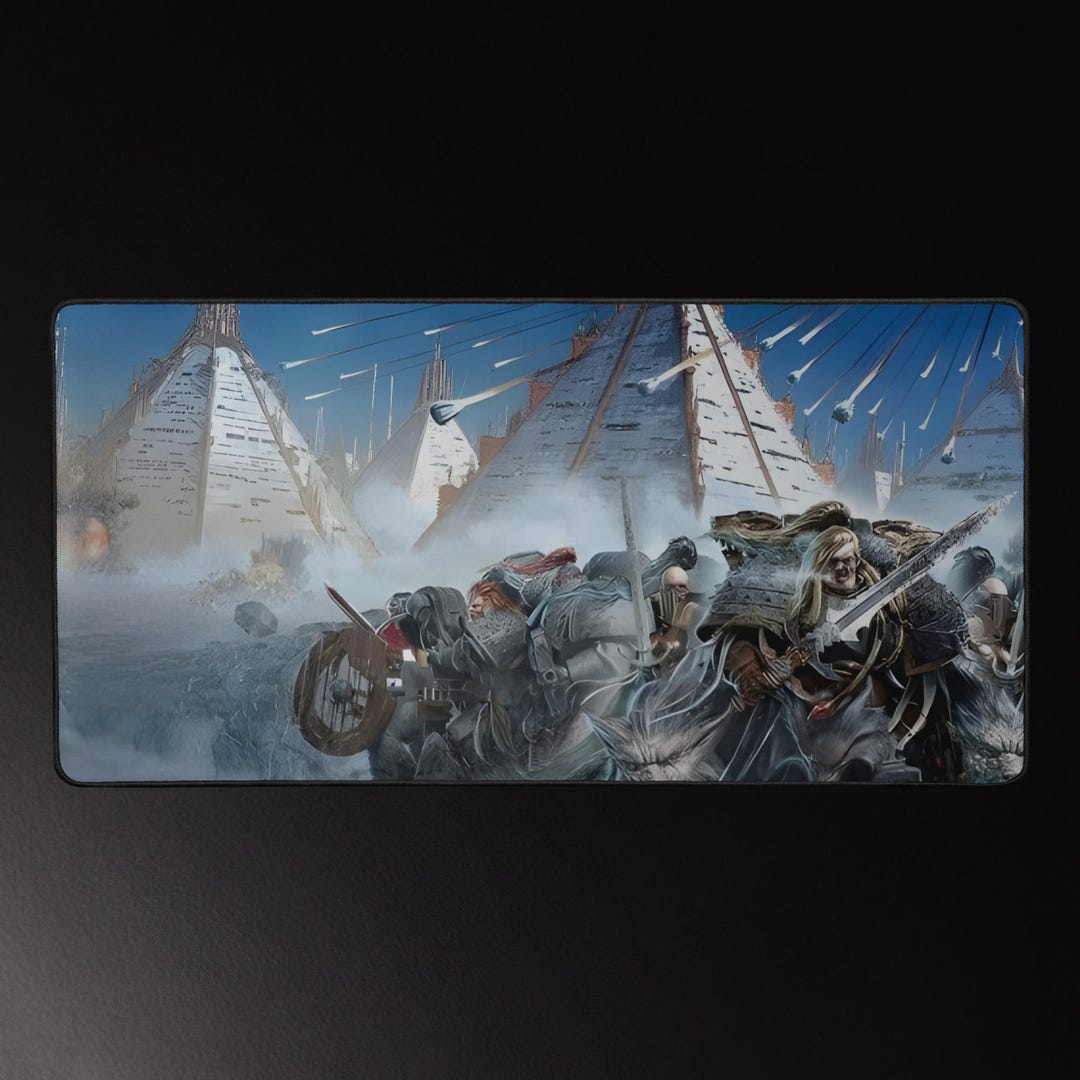 Space Wolves Desk Mat – Warhammer Inspired Anti-slip Gaming & Work ...