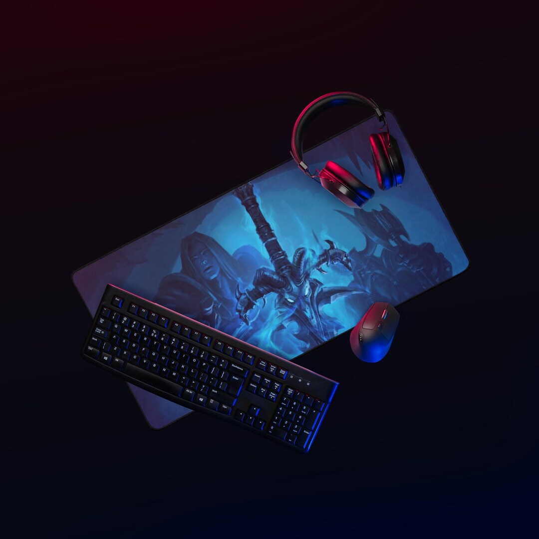 Frostmourne Desk Mat – Wow Gaming Mouse Pad, Lich King Sword Warcraft ...