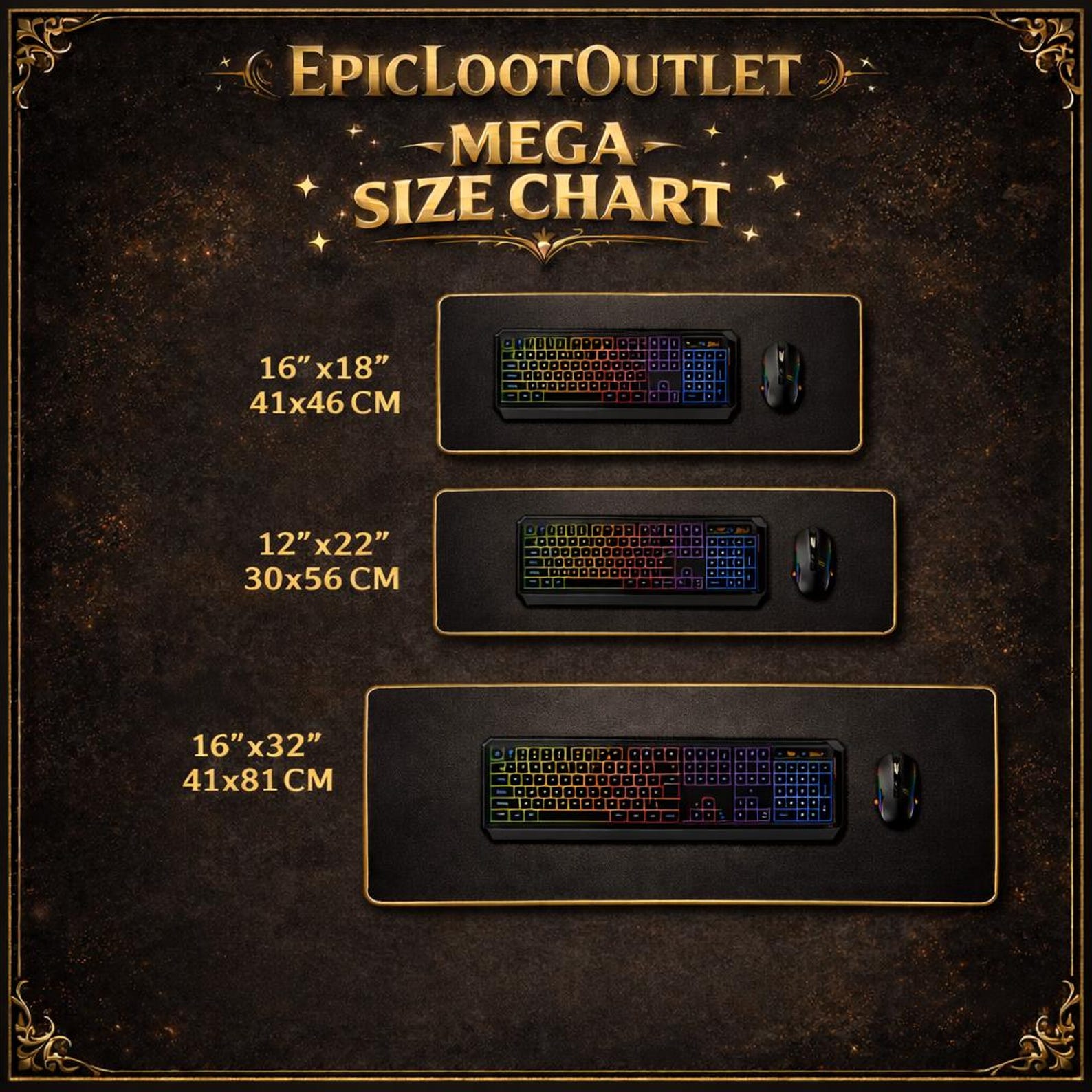 Dark Portal Desk Mat – Epic Wow-inspired Mouse Pad for Gamers 16"x32 ...