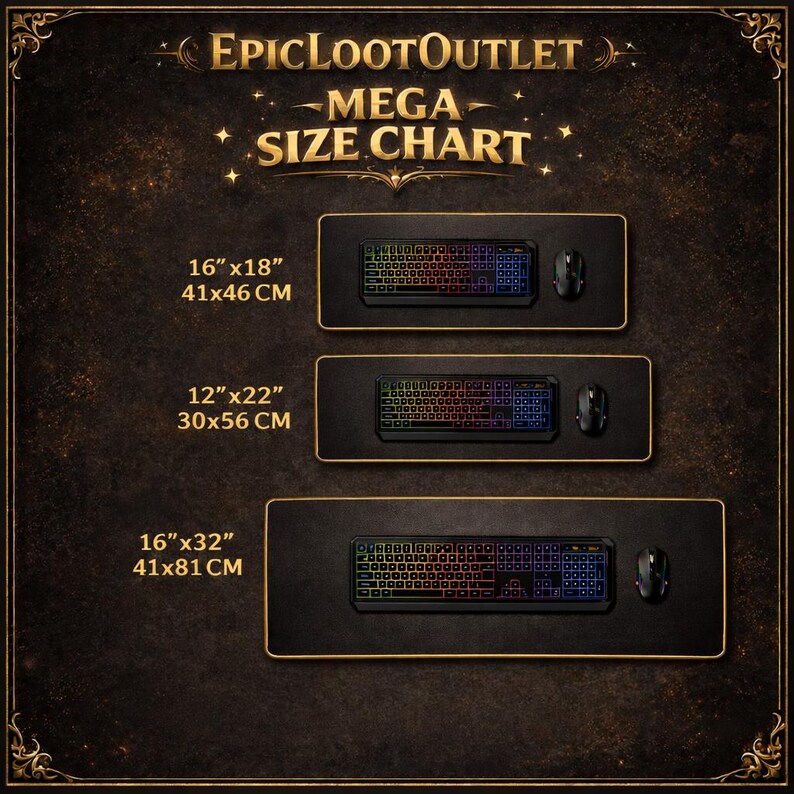 Night Elf Sentinel Desk Mat – Anti-slip Gaming Mouse Pad Inspired by ...