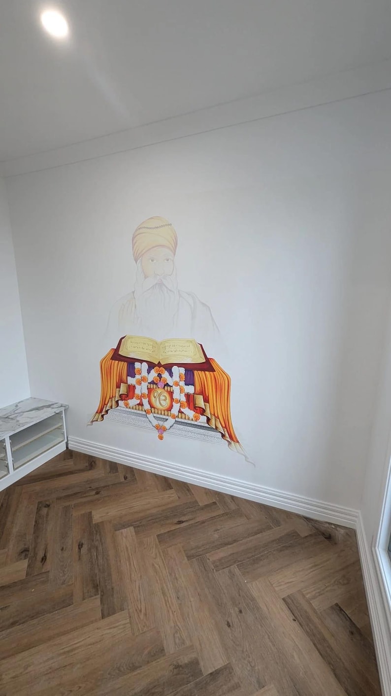 Guru Granth Sahib Ji Wall Mural - Etsy