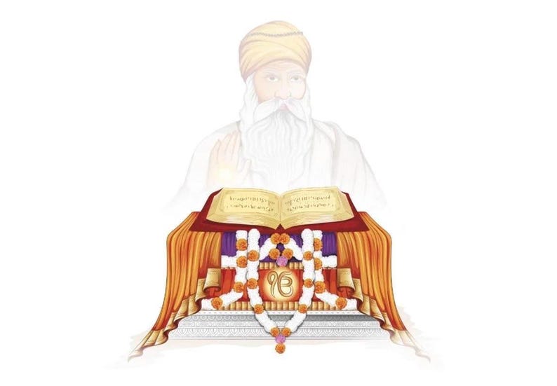 Guru Granth Sahib Ji Wall Mural - Etsy