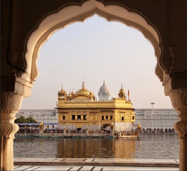 Golden Temple Wallpaper Wall Mural Wallpaper for Prayer Room Sikh ...