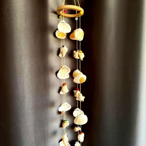 Seashell Wind Chimes, Mediterranean Shells, Garden Wind Chime Decor ...