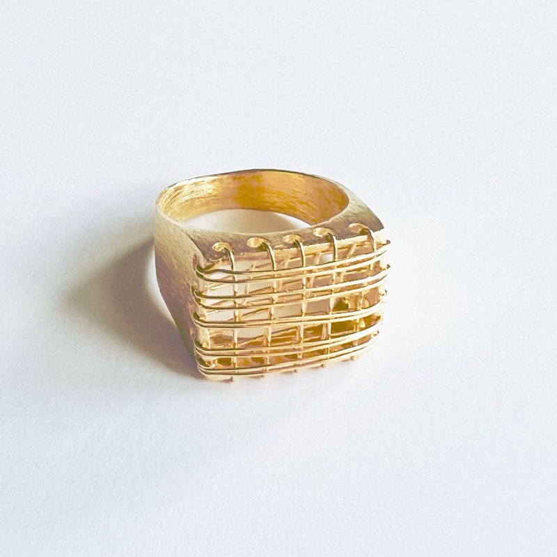 Big Gold Ring - Etsy