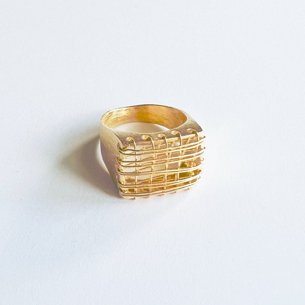 Big Gold Ring - Etsy