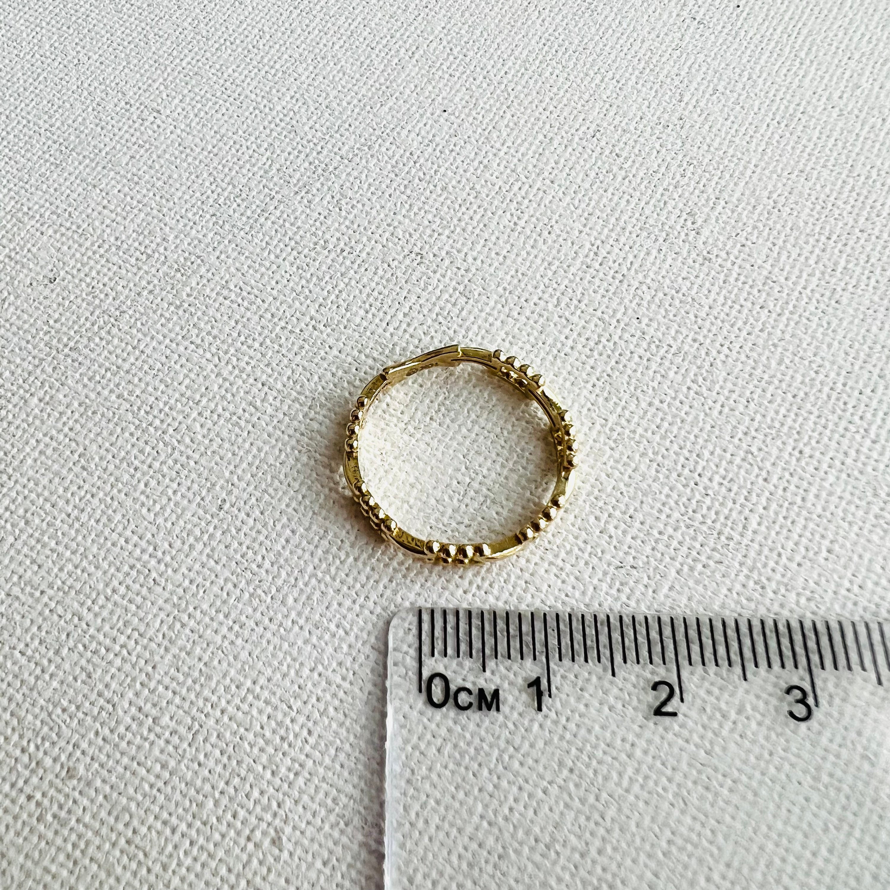 10K GOLD Link Chain Design Ring Gold Link Ring - Etsy