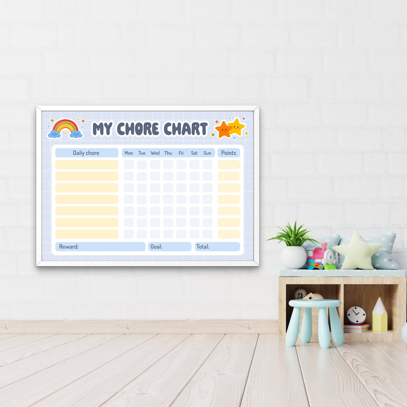 My Chore Chart. Reward Chart. Chore Chart for Kids. Daily Routine ...