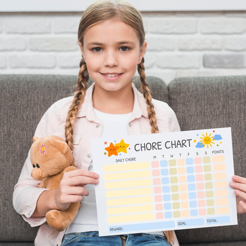 Chore Chart for Kids. My Chore Chart. Reward Chart for Kids. Behavior ...