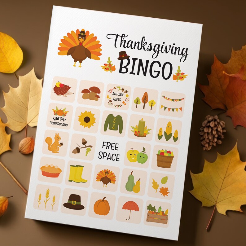 Thanksgiving Bingo. 30 Thanksgiving Bingo Cards. Family Thanksgiving ...