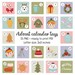Printable Advent Calendar. Printable Advent Labels and Tags. Christmas ...