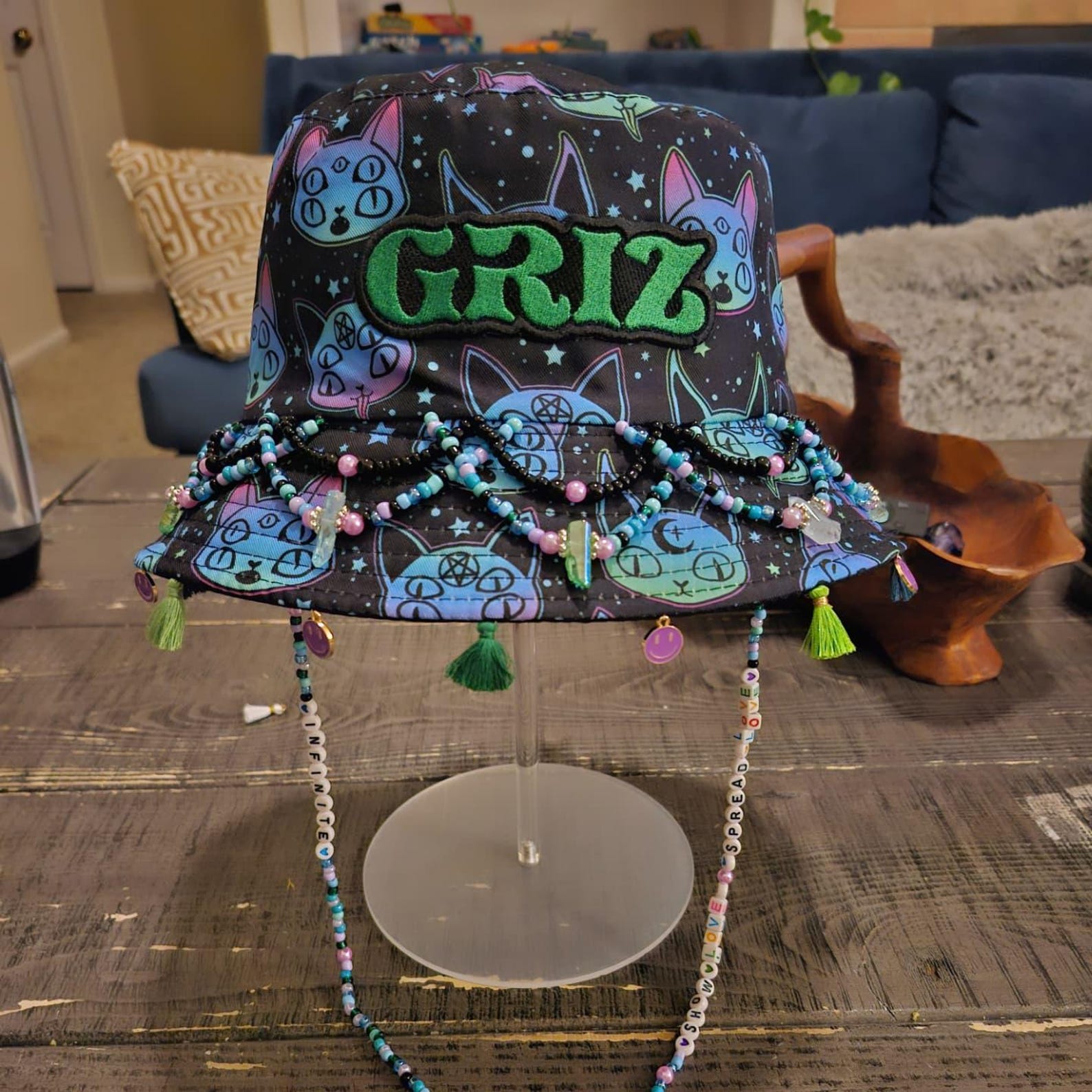Custom Edm Bucket Hat - Etsy