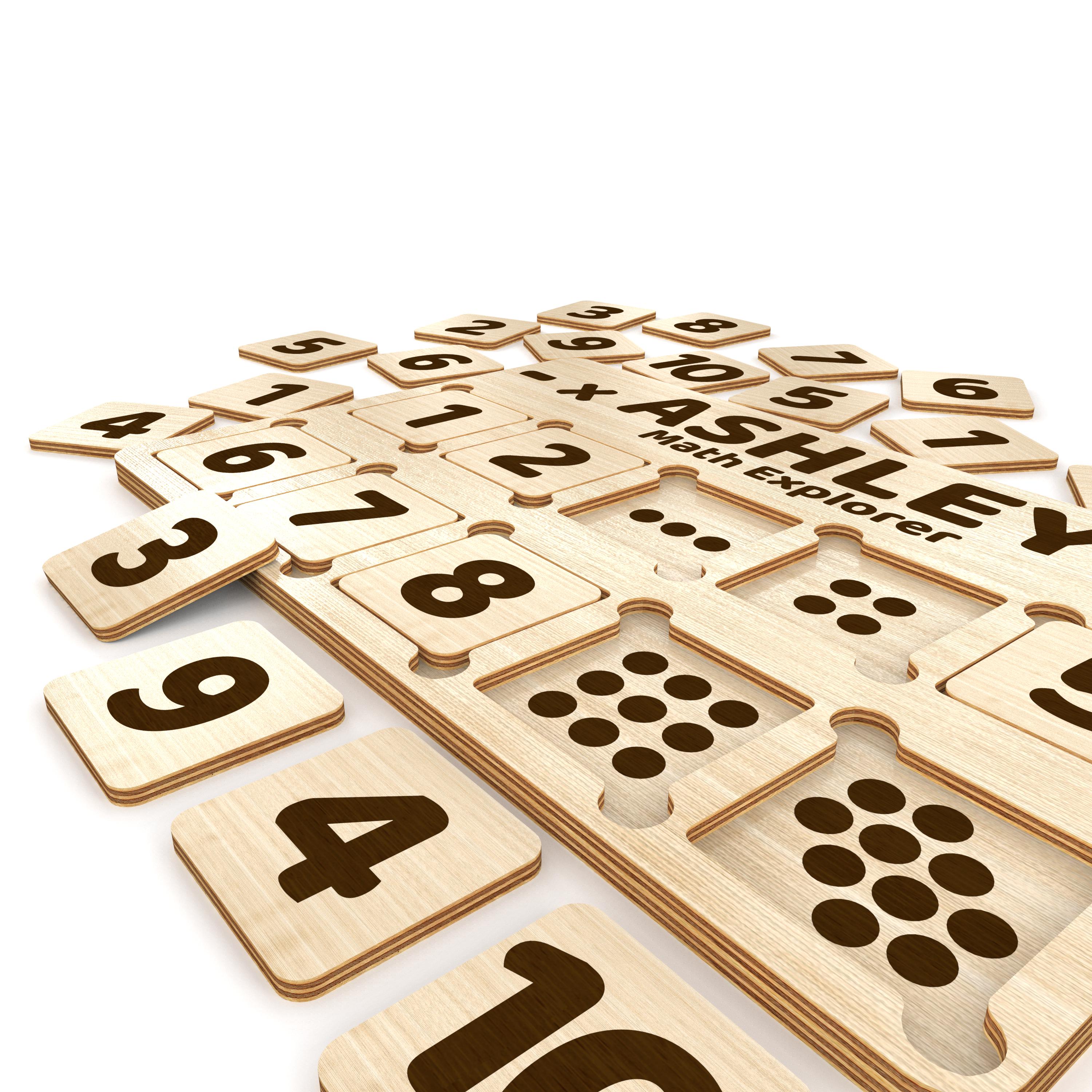 Personalized Math Explorer Montessori Laser Cut Files, Number ...