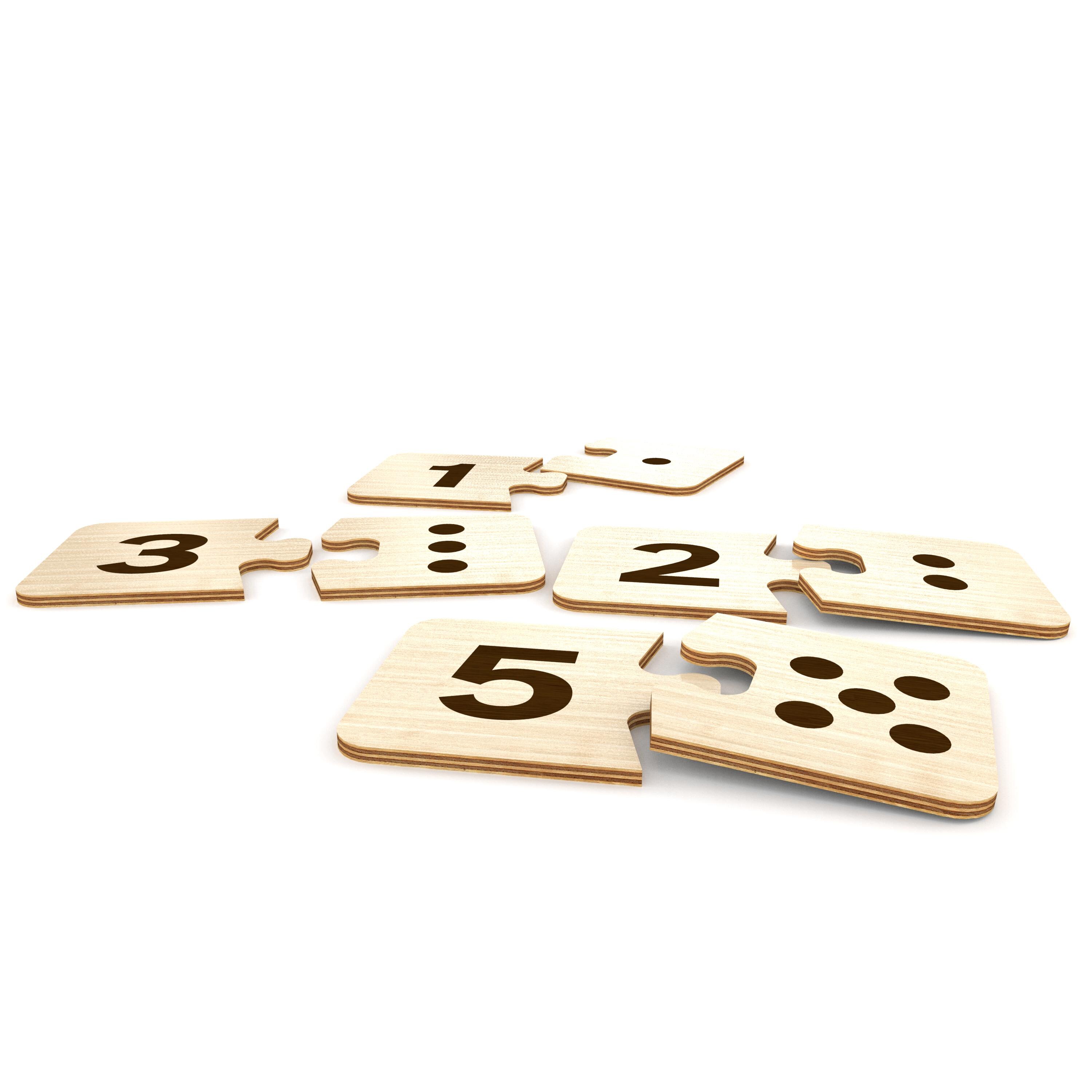 Montessori Wooden Math Number Puzzle, Laser Cut Files, Digital Download ...