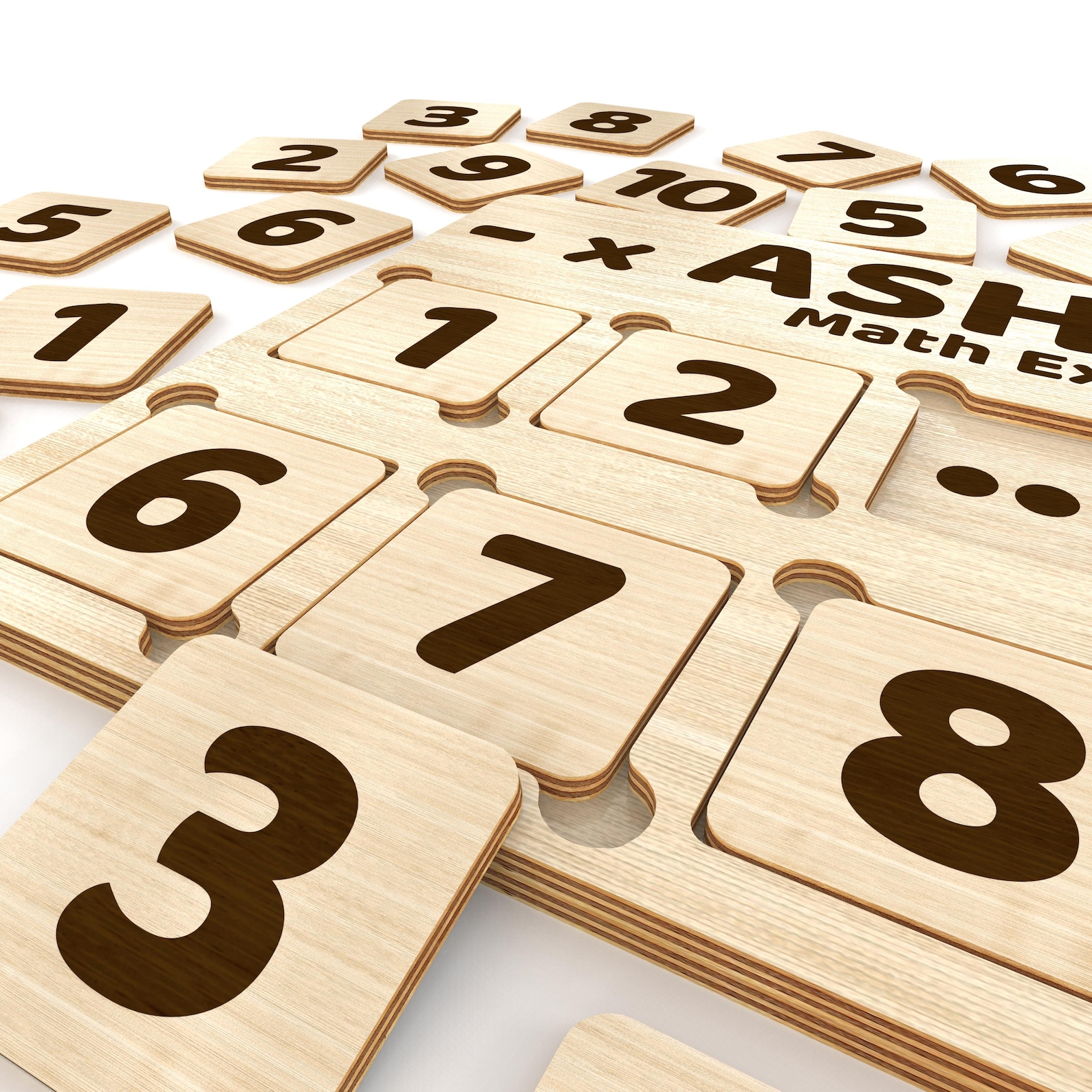 Personalized Math Explorer Montessori Laser Cut Files, Number ...