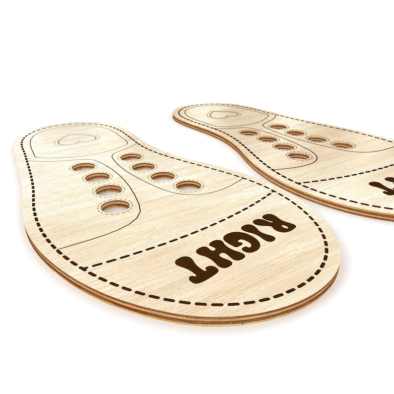 Laser Cut Shoe Tying Practice Board SVG, Montessori Laser Cut File for ...