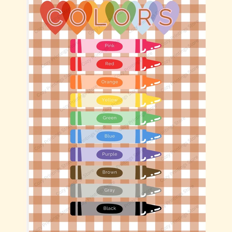 Kids Learning Posters: Emotions, Alphabet & Colors - Classroom Nursery ...