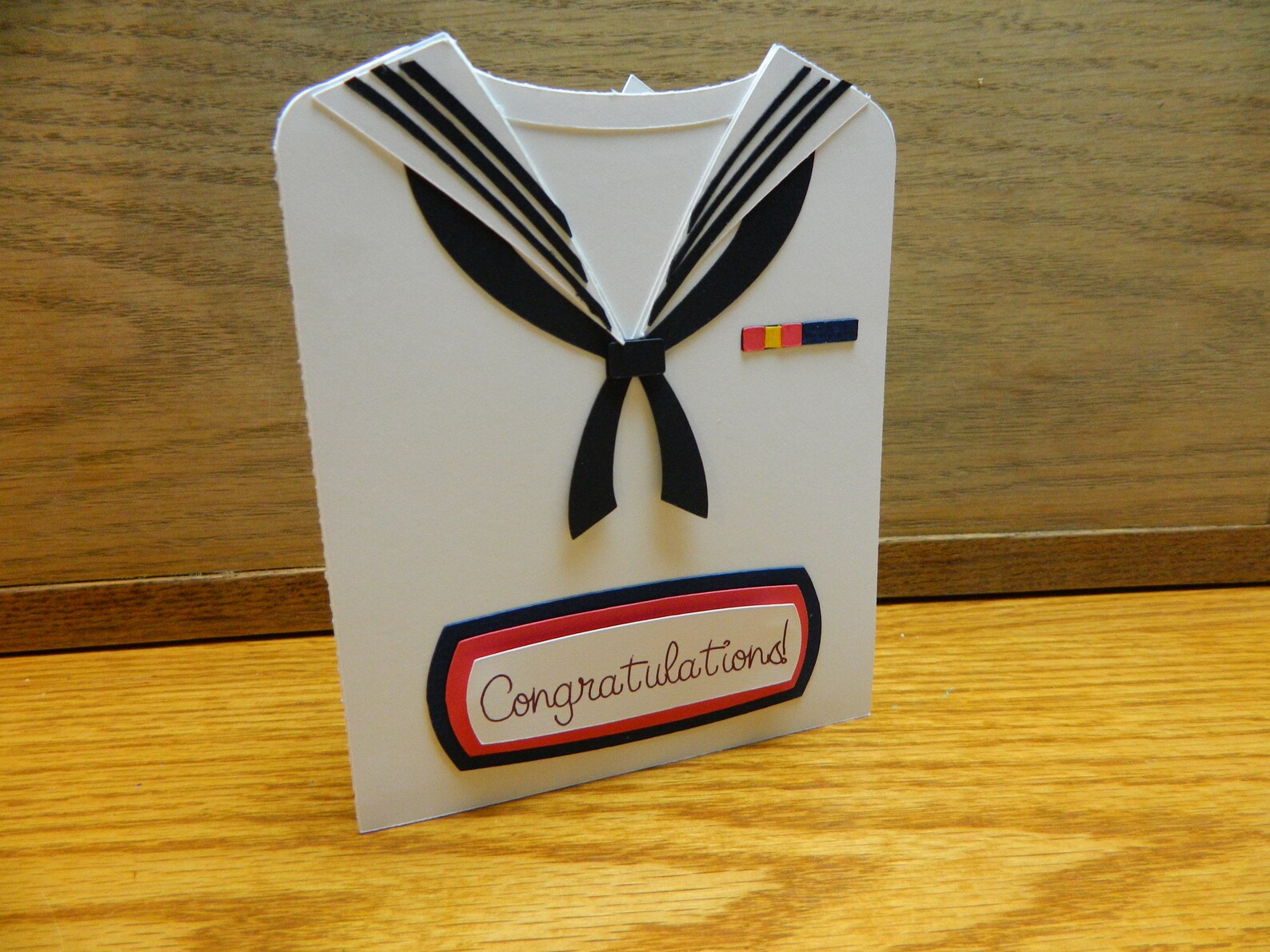 Handmade Greeting Card Sailor Uniform Card Us Navy Military - Etsy
