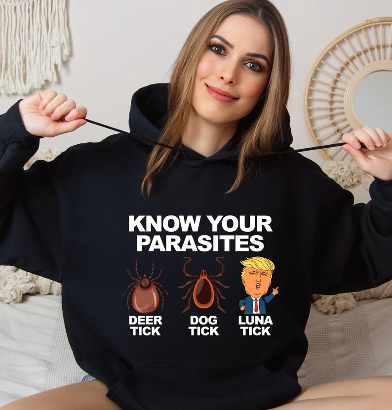 Know Your Parasites Hoodie: Anti Trump Political Humor - Etsy