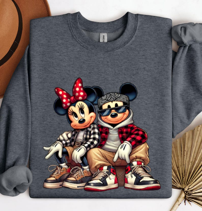 Valentine's Day Mouse Couple Hoodie, Cholo and Chola Matching ...