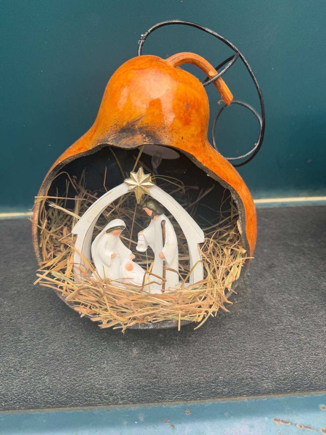 Gourd Nativity Light - Bell Shaped - Etsy
