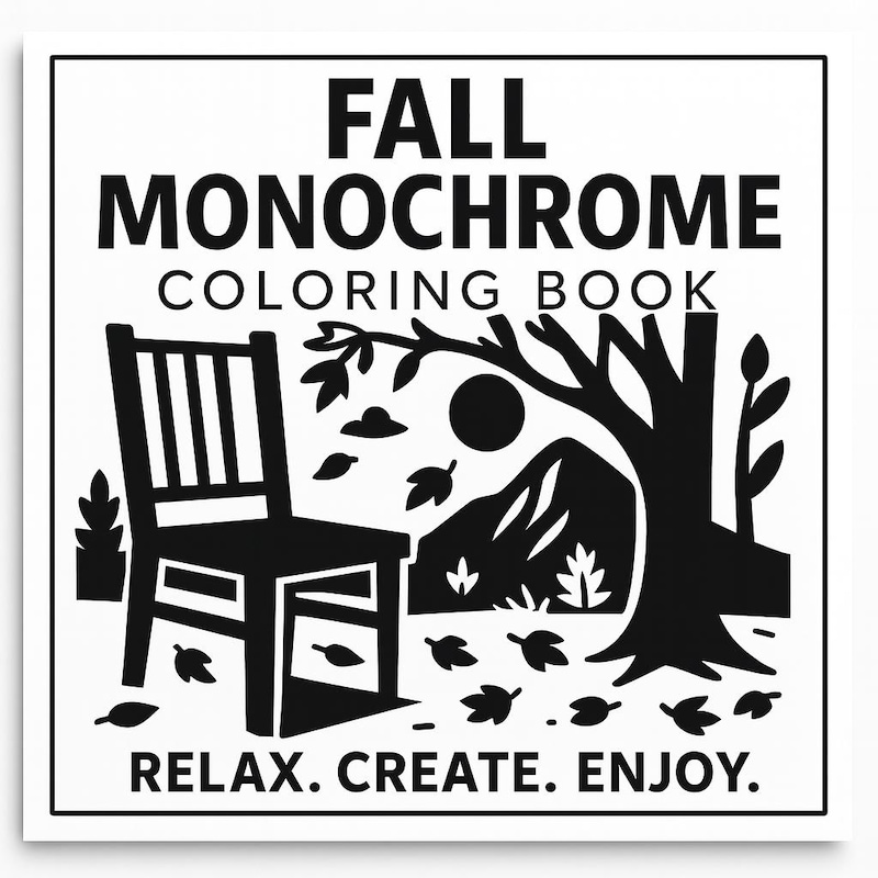 One Color Coloring Book - Etsy