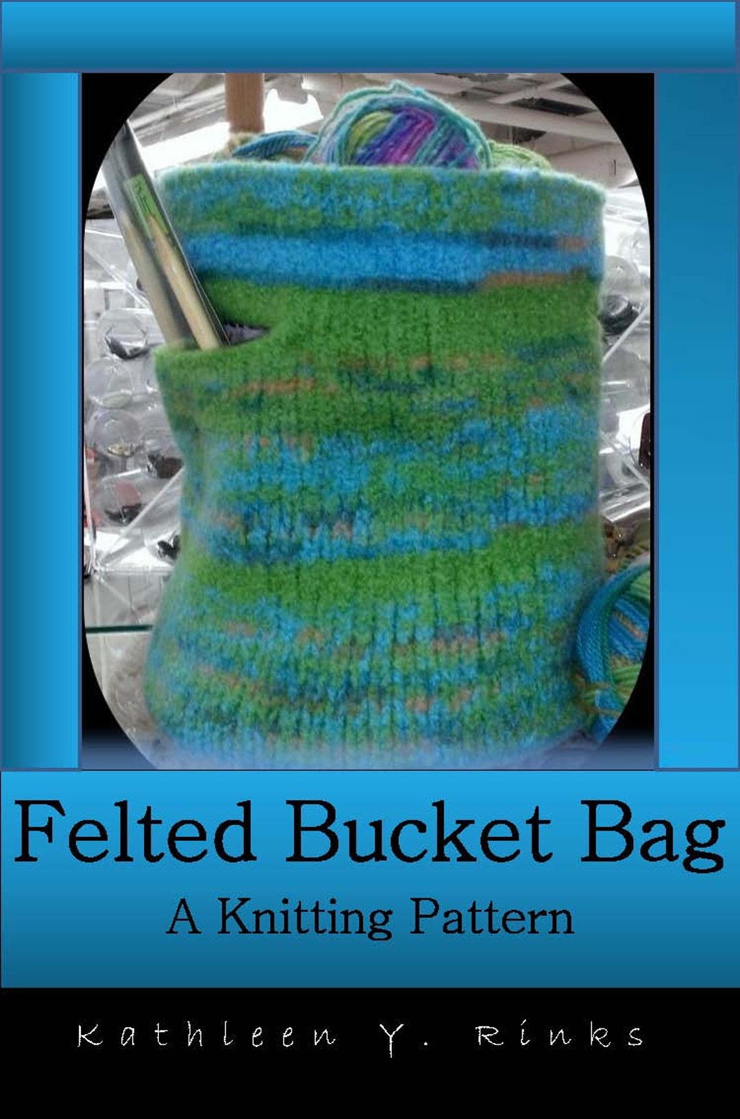 Pattern: Knit and Felted Bucket Basket - A Knitting Pattern - Etsy