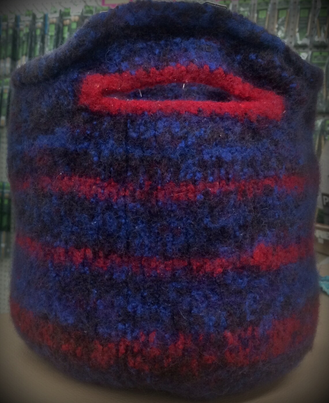 Pattern: Knit and Felted Bucket Basket - A Knitting Pattern - Etsy