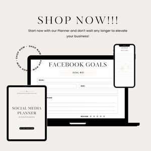 Printable Social Media Planner Bundle, Content Planner for Instagram ...