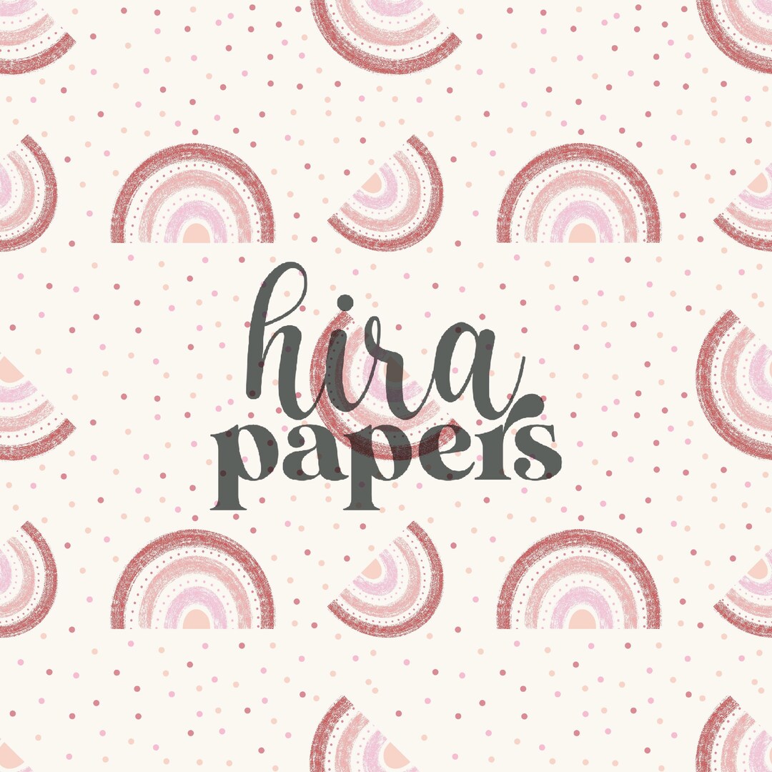 Neutral Crayon Rainbow Seamless Pattern / Rainbow Seamless / Fabric ...