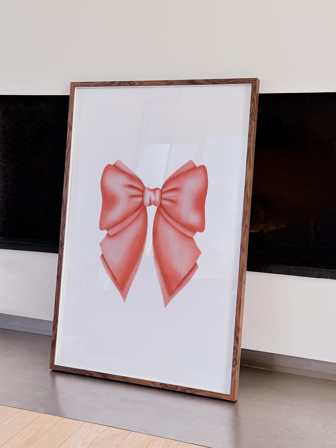 Pink Bow Print,coquette Aesthetic Print,pink Nursery Girly Wall Art ...