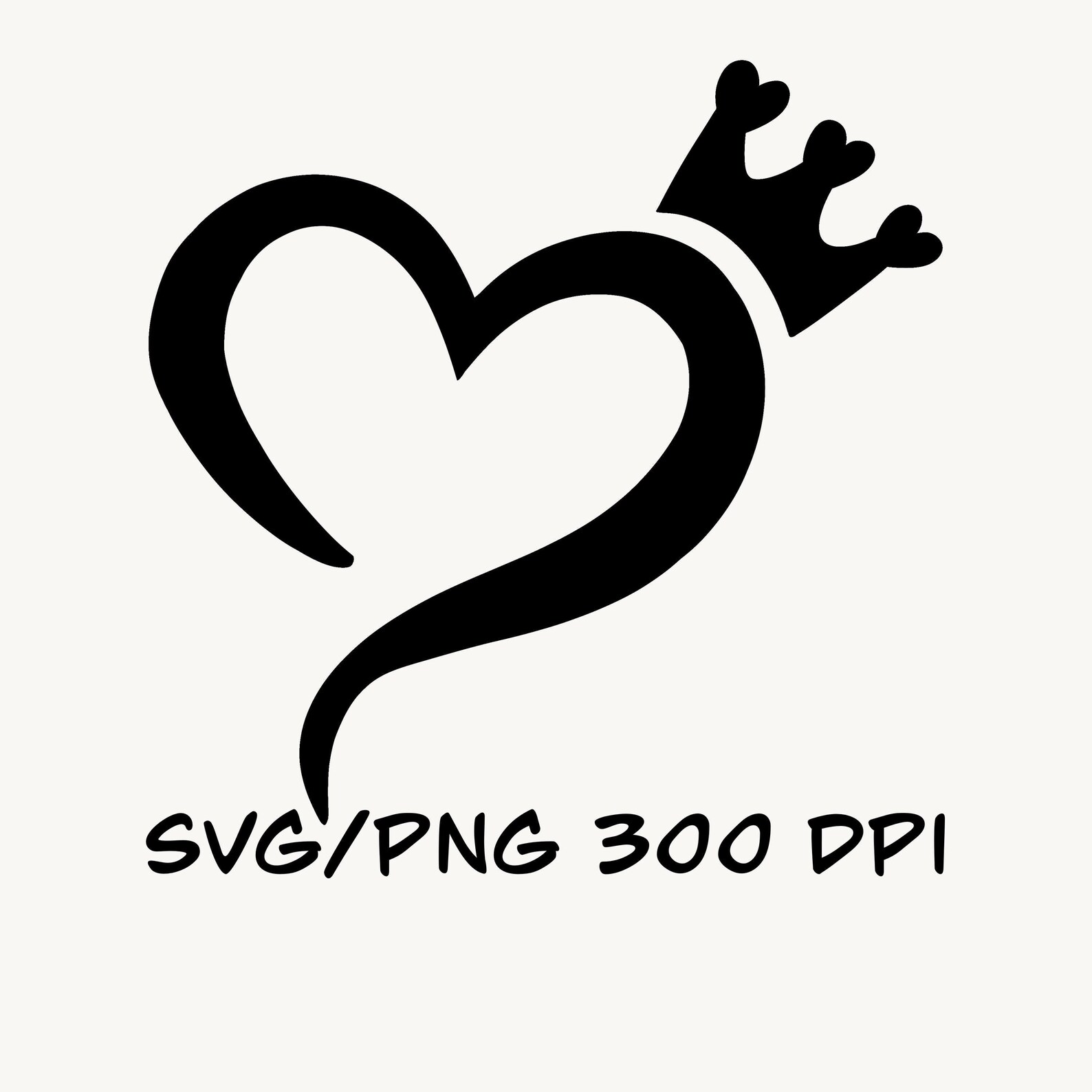 Heart Crown Svg, Heart Crown Clipart, Heart Svg,crown Svg, Monogram Svg ...