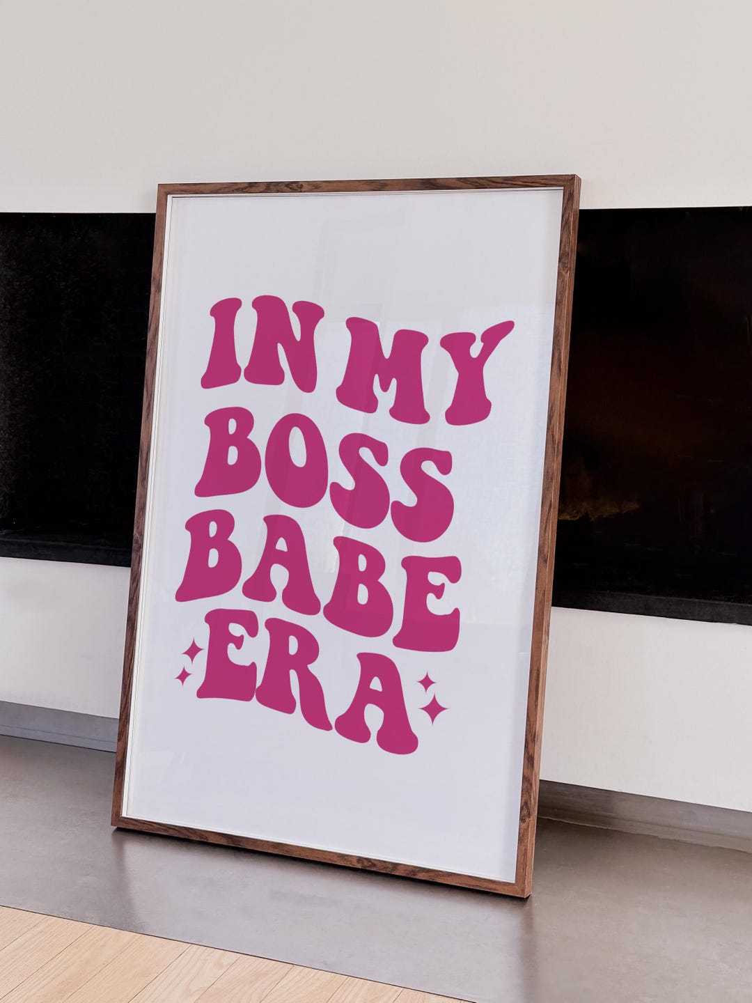 In My Boss Babe Era Wall Art Motivational Feminine Printable Poster for ...