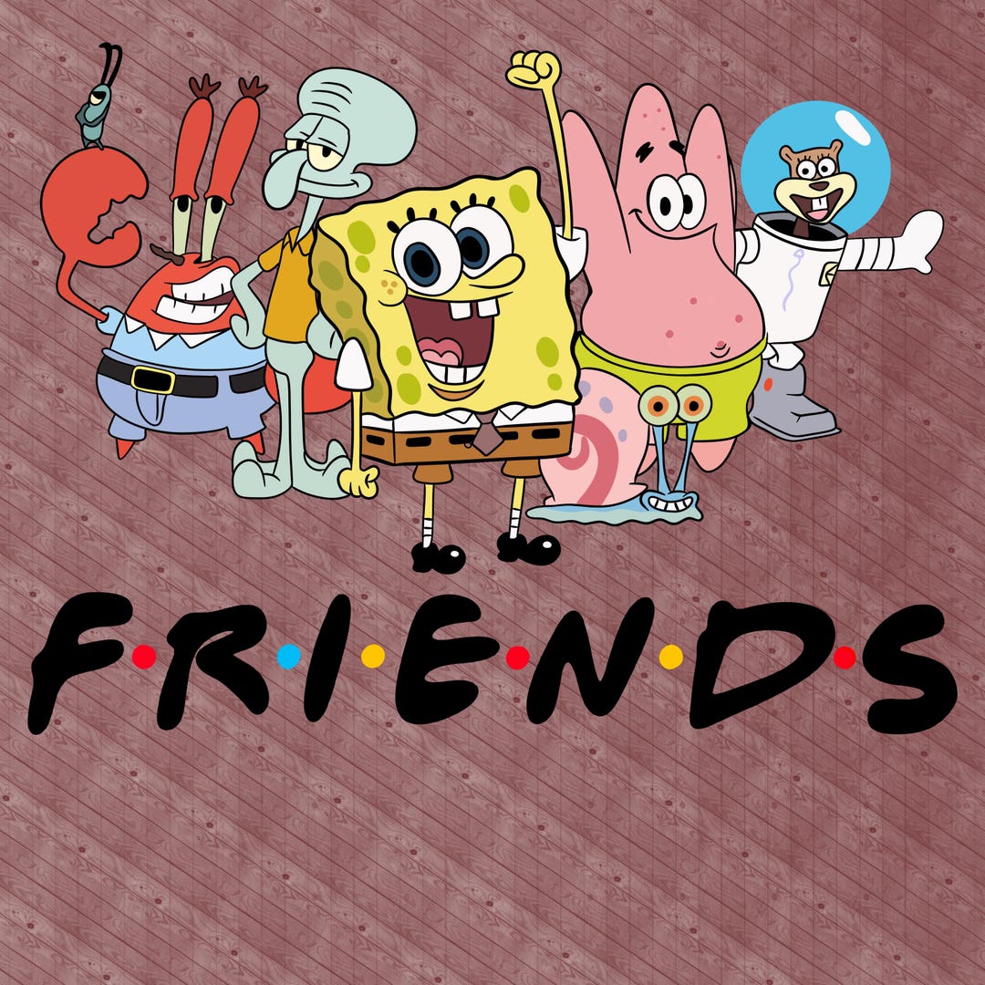 Spongebob Friends Svg , Disney Cartoon Svg , Yellow Sponge Svg ...