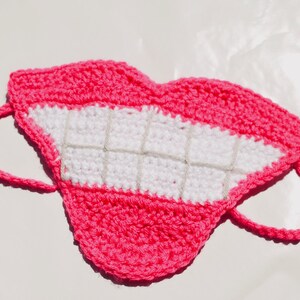 BIG SMILE Face Mask Crochet Pattern, PDF Digital Download, Crochet ...