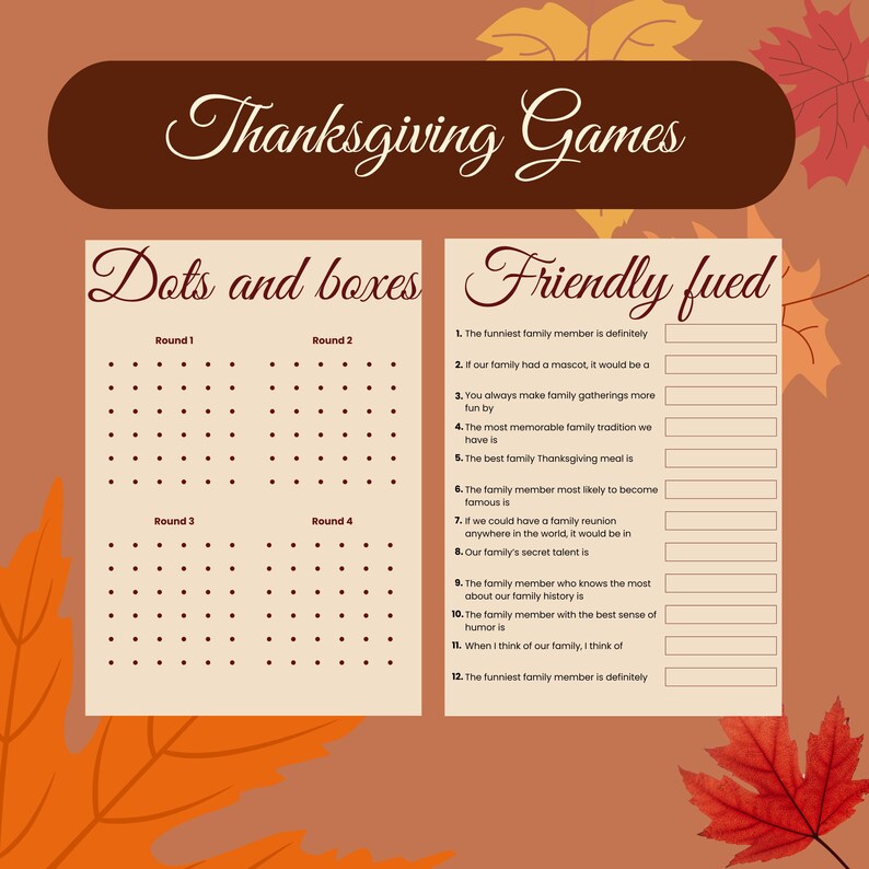 Thanksgiving Game, Thanksgiving Bingo, Thanksgiving Games, Family ...
