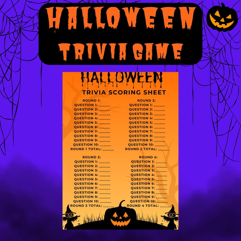 Halloween Trivia, Halloween Games, Halloween Printable, Halloween Party ...
