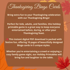 Thanksgiving Bingo, Thanksgiving Game, Fall Printable, Printable Game ...